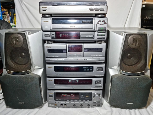 AIWA MX-Z9500 STEREO Stack System Hifi Separates & Speakers SPARES OR ...