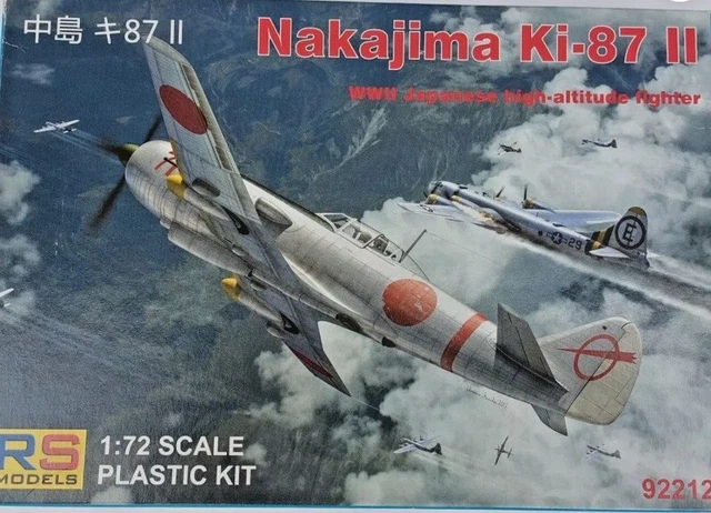 RS MODELS 1/72 Nakajima Ki-87 II WWII Japanese High-Altitude Fighter ...