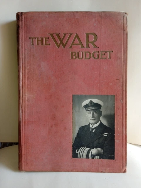 THE WAR BUDGET 1915 prima guerra mondiale esercito scuola università ...