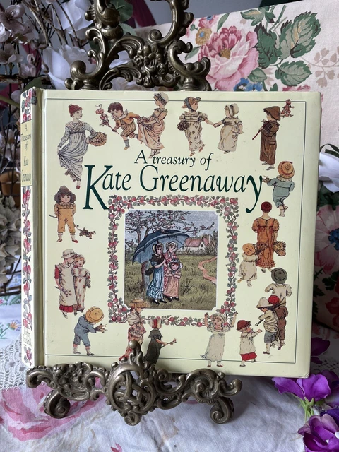 A TREASURY OF Kate Greenaway Illustrated Big Padded Book 2000 Robert ...