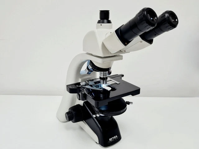 OPTIKA B-353PH COMPOSÉ Microscope W/ 4 X Objectifs Labo EUR 1.250,94 - PicClick FR