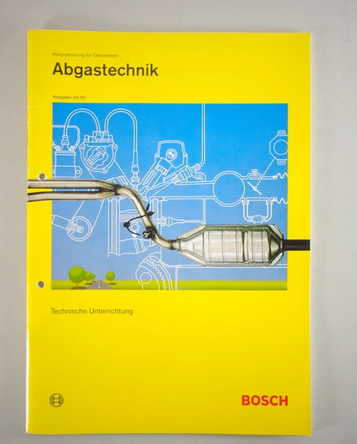 TECHNICAL INFORMATION UNTERRICHTUNG Bosch Exhaust Technology Otto Motor, £15.88 - PicClick UK