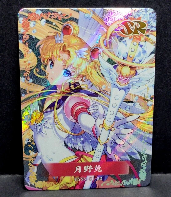 USAGI TSUKINO SAILOR Moon CARTE RARE SR Goddess Story Anime Waifu Holo ...