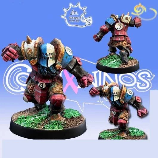 MEIKO MINIATURES EVIL Dwarves Team Dwarf Blocker No 3 (Resin) EUR 6,86 ...