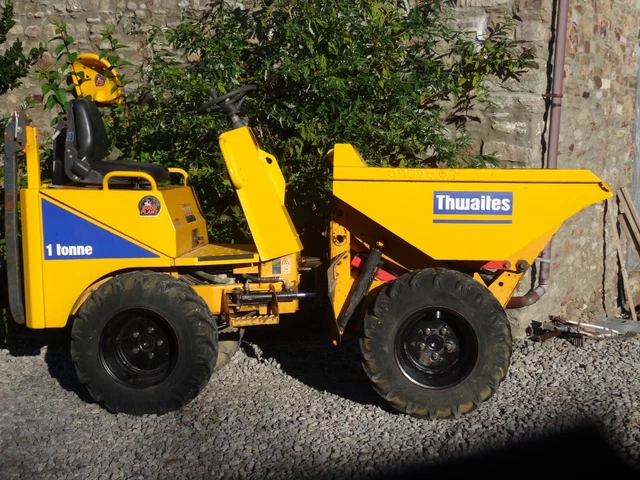 THWAITES 1 TONNE Dumper, Hydrostatic, Skip Loader, Suit Mini Digger, Hi ...
