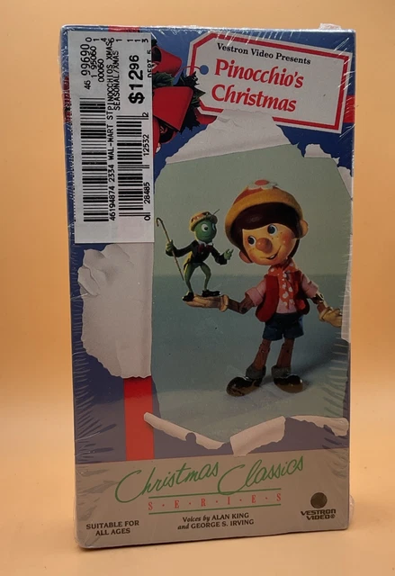 PINOCCHIO'S CHRISTMAS VHS 1992 Pinocchios **SEALED NEW** **Buy 2 Get 1 ...