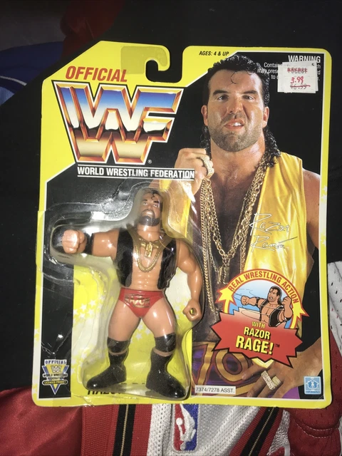 HASBRO WWF SERIES 7 Yellow Card Razor Ramon MOC $130.00 - PicClick
