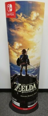 ZELDA: BREATH OF the Wild Standee Sign Display Nintendo Switch! Brand ...