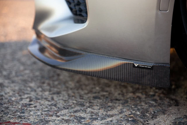 VORSTEINER VRS AERO Front Spoiler Carbon Fiber PP 2x2 Glossy fits BMW F90 M5 EUR 2.039,33 ...