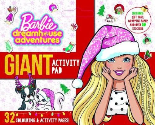 BARBIE DREAMHOUSE ADVENTURES: Christmas Giant Activity Pad (Mattel) EUR ...
