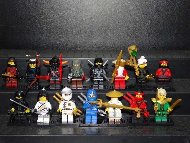LEGO 15X FIGUREN Ninjago Ninjas Kai Golden Ninja Anacondrei Nindroid kg ...