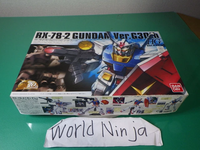 BANDAI HOBBY RX-78-2 Gundam Ver. G30th, Bandai HGUC Action Figure From Japan £85.37 - PicClick UK