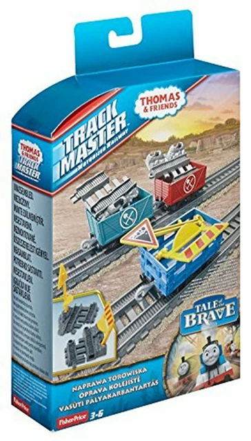 TRACKMASTER THOMAS & Friends Tale of the Brave Rail Repair Cargo & cars ...