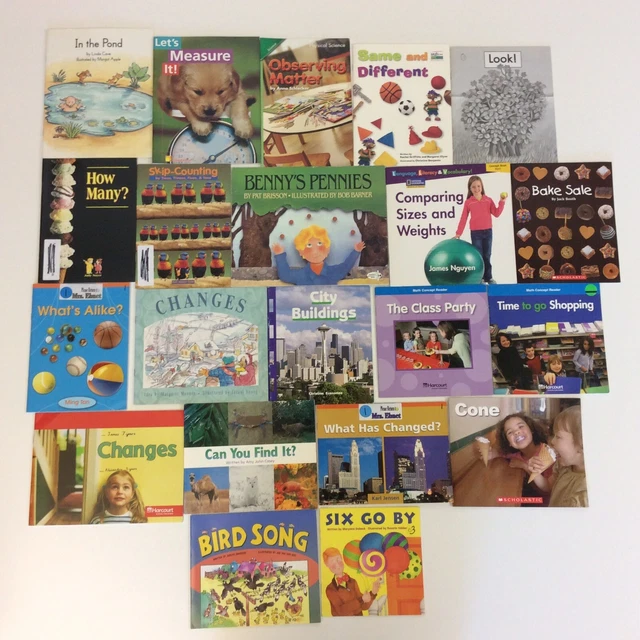 MATH MEASURE SCIENCE Shapes Preschool Kindergarten 1st Grade 21 Reader ...