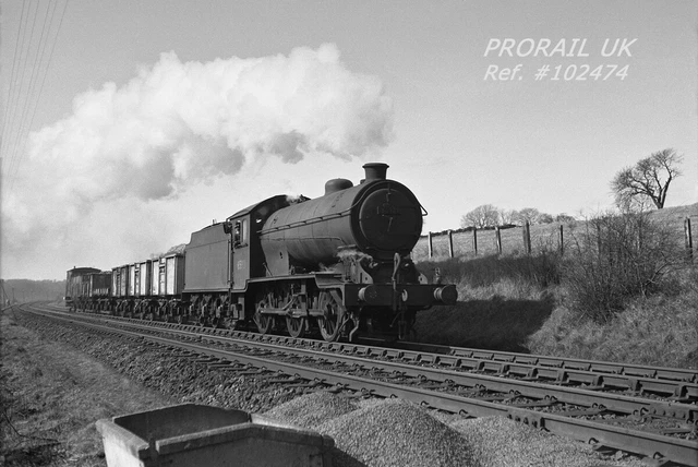 PHOTO BR(SC) EX-LNER Gresley J38 0-6-0 No. 65921 coal train at Bogside ...