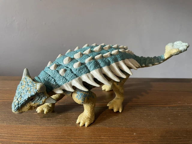 JURASSIC WORLD CAMP Cretaceous Ankylosaurus Bumpy Action Figure Mattel ...
