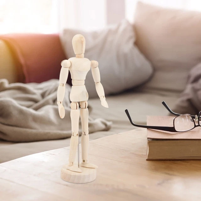 WOODEN ARTISTS MODEL Flexible Joints Mannequin Human Figure £9.55 ...