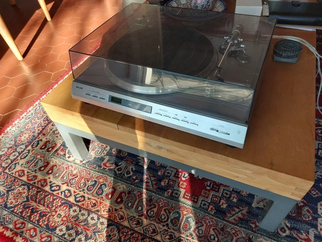 PLATINE VINYL PHILIPS F7813 et cellule Philips GP412 + diamant III se ...