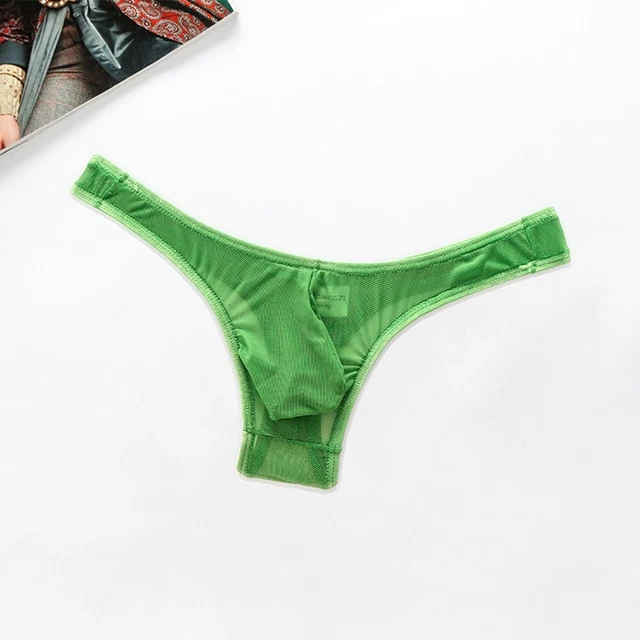 MUTANDINE A T-BACK G-Strings mesh uomo perizoma mutande ultrasottili ...