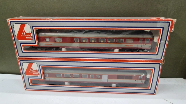 (SCRATCHES) LIMA 309180 Restaurant 309311 Personwagen Coach Carriage HO ...