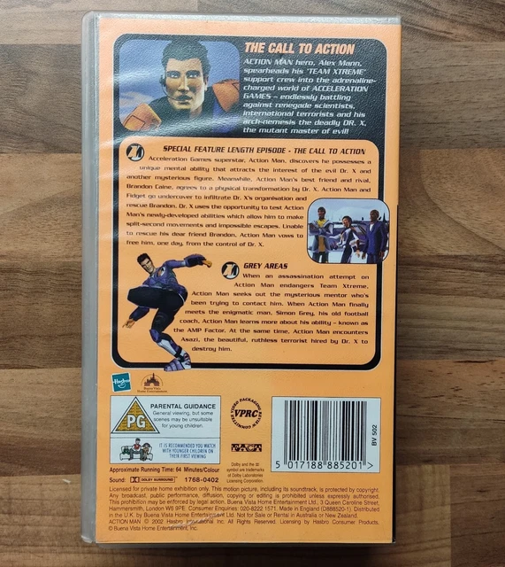ACTION MAN VHS Video Volume 1 - The Call To Action - Retro Kids TV £9. ...