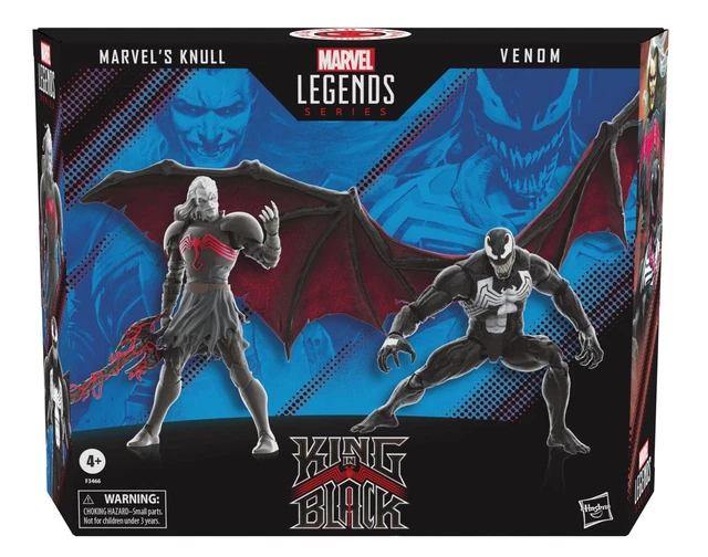 HASBRO MARVEL LEGENDS 60Th Anniversary Marvel's Knull & Venom 2 Pack 6 ...