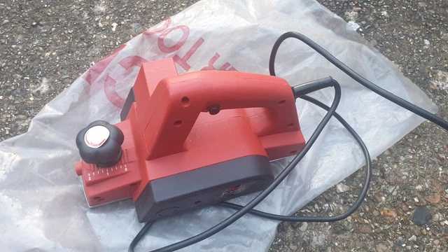 POWER DEVIL ELECTRIC Planer Plane 600W Corded 230v Power Tools DIY Wood ...