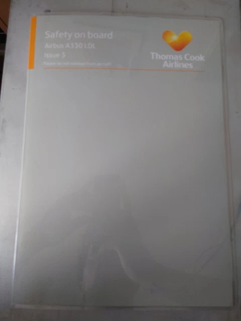 THOMAS COOK AIRBUS A330 LDL Issue 3 Safety Card £3.50 - PicClick UK