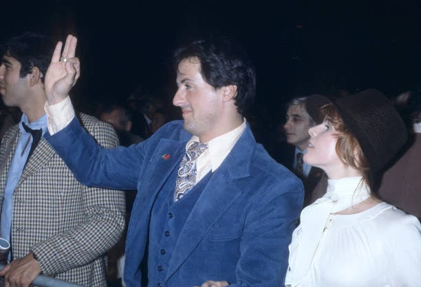 SYLVESTER STALLONE AND wife Sasha Czack at the Muhammad Ali vs Ear- Old ...