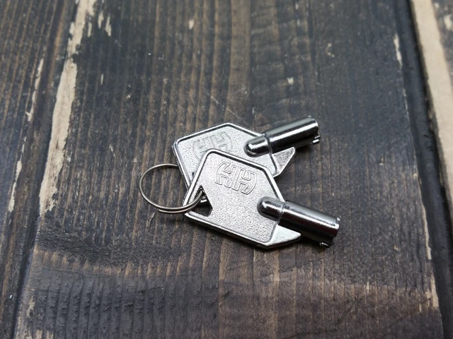 BARREL LOCK KEYS HH121 Tubular Security Key Computer SONY SANYO Docking ...