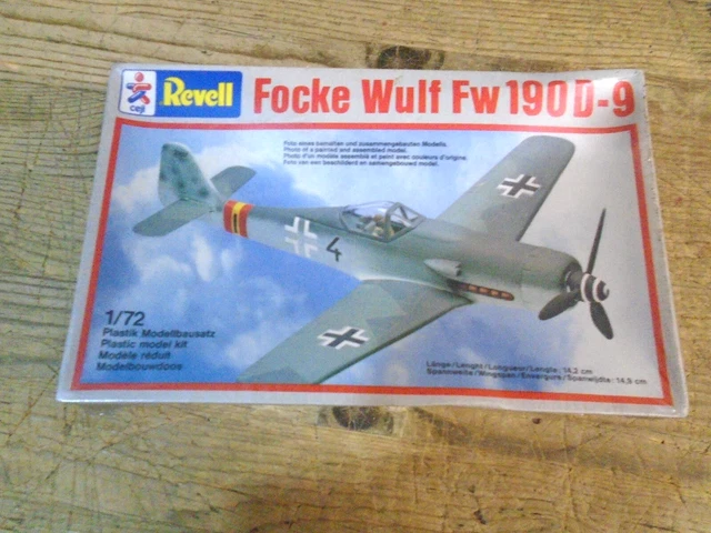 REVELL 1/72 SCALE Focke Wulf Fw 190D-9 Model Kit Factory Sealed £11.11 ...