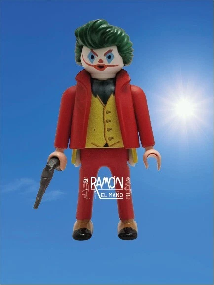 CUSTOM PLAYMOBIL EL Joker DC Comics guasón superhéroe batman gotham ...