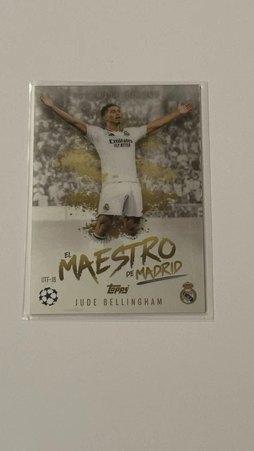 RARE JUDE BELLINGHAM El Maestro - MATCH ATTAX 24/25 - ULTIMATE TALENT ...