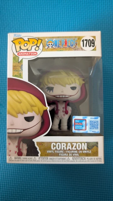 ONE PIECE CORAZON with Devil Fruit NYCC 2024 Exc Funko Pop #1709 £35.00 ...