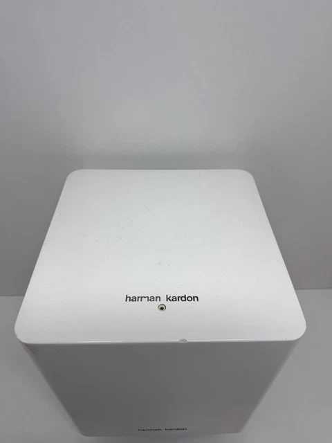 HARMAN/KARDON HKTS210SUB/230 Aktiv Subwoofer in Weiß Gebraucht 200 Watt ...