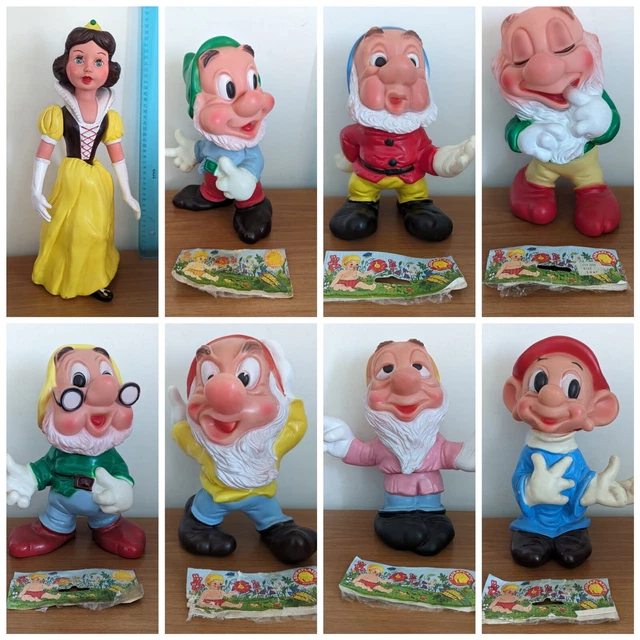 BIANCANEVE E I Sette Nani - Ledra Plastic Walt Disney Anni 70/80 Serie ...