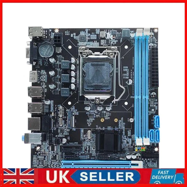H61 PC MAIN Board 16GB Micro-ATX Computer MainBoard LGA1155 Socket I3 ...