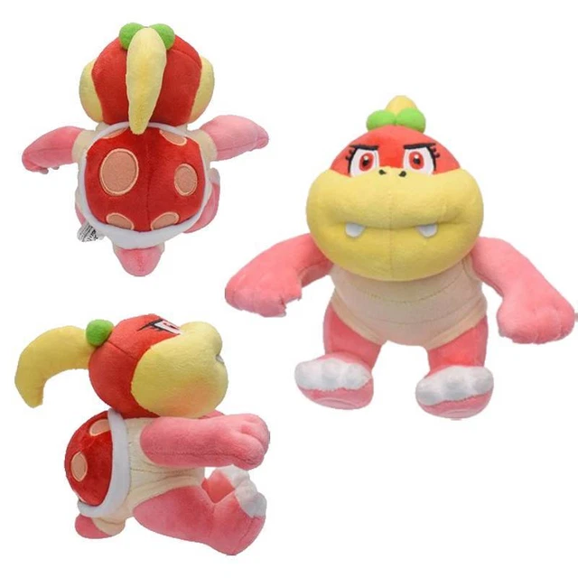 PINK SUPER MARIO Bros. Pom Pom Koopa Stuffed Plush Toy Kid Figure Toy ...