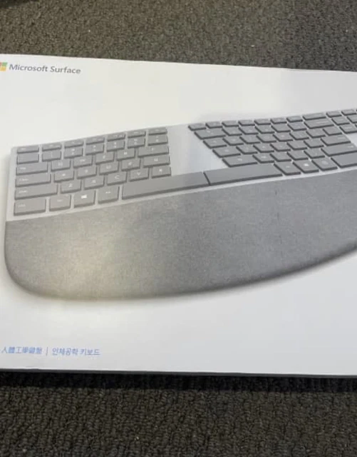 MICROSOFT SURFACE ERGONOMIC Wireless Keyboard - Grey [3SQ-00004] £31.65 ...
