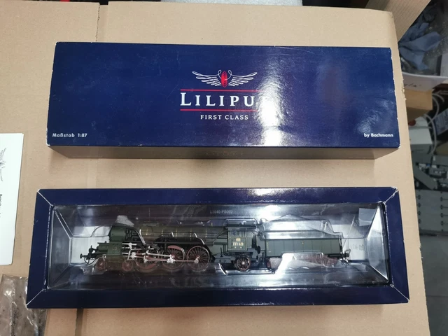 WUNDERSCHÖNE LILIPUT 104000 DAMPFLOK BR 18. 3 BADISCH IV , OVP , wenig ...