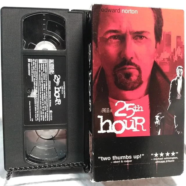 25TH HOUR (VHS, 2003) VCR Video Tape Movie - Drama - Edward Norton £4. ...