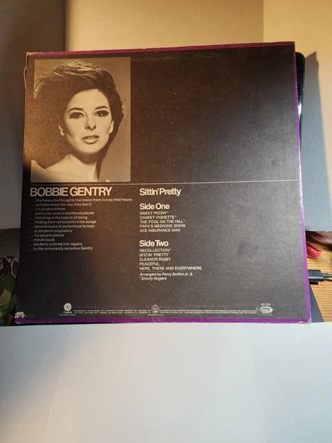 BOBBIE GENTRY (LP) Sittin' Pretty. Réédition. Capitol SF705. 1971 VG ...