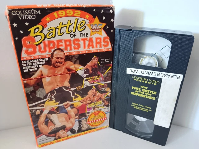 WWF BATTLE OF The Superstars 1992 Vhs Coliseum Video Wwf Vhs Wwe ...