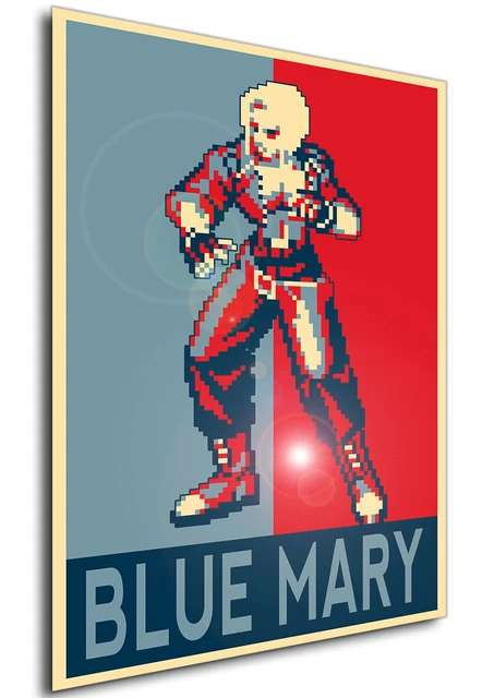 POSTER PROPAGANDA - Pixel Art - Fatal Fury Real Bout - Blue Mary EUR 6 ...