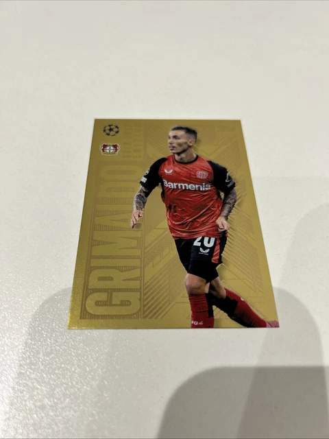 MATCH ATTAX EXTRA 2025 24/25 Gold Edge Alejandro Grimaldi - Leverkusen ...