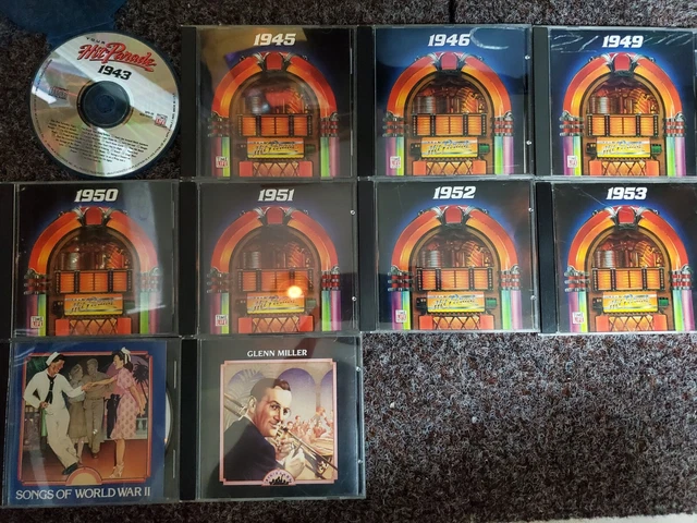 YOUR HIT PARADE 10 CD 223 Hits-Time Life Collection 1943 à 1953 - 1,79 ...