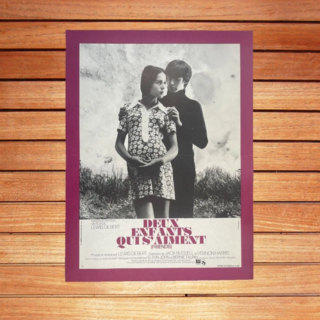 DEUX ENFANTS QUI s’aiment (Friends) affiche originale 50x40 Lewis ...