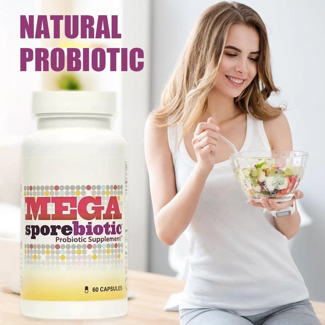 MEGA SPOREBIOTIC NATURAL Probiotic Supplement MegaSporebiotic - 60 Caps HOT £7.32 - PicClick UK