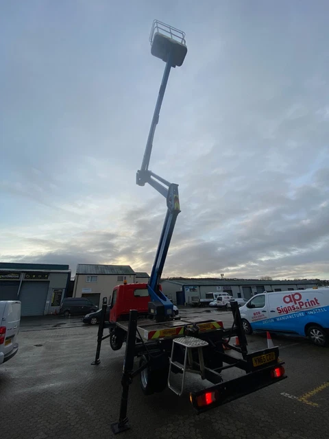 TRUCK MOUNTED CHERRY Picker Nissan Cabstar NT400 CTE ZED 21 Access ...