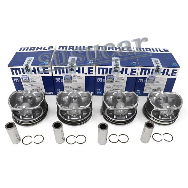 MAHLE 4X PISTONS Rings Set Φ83mm STD 2740302417 For Mercedes-Benz M274 ...